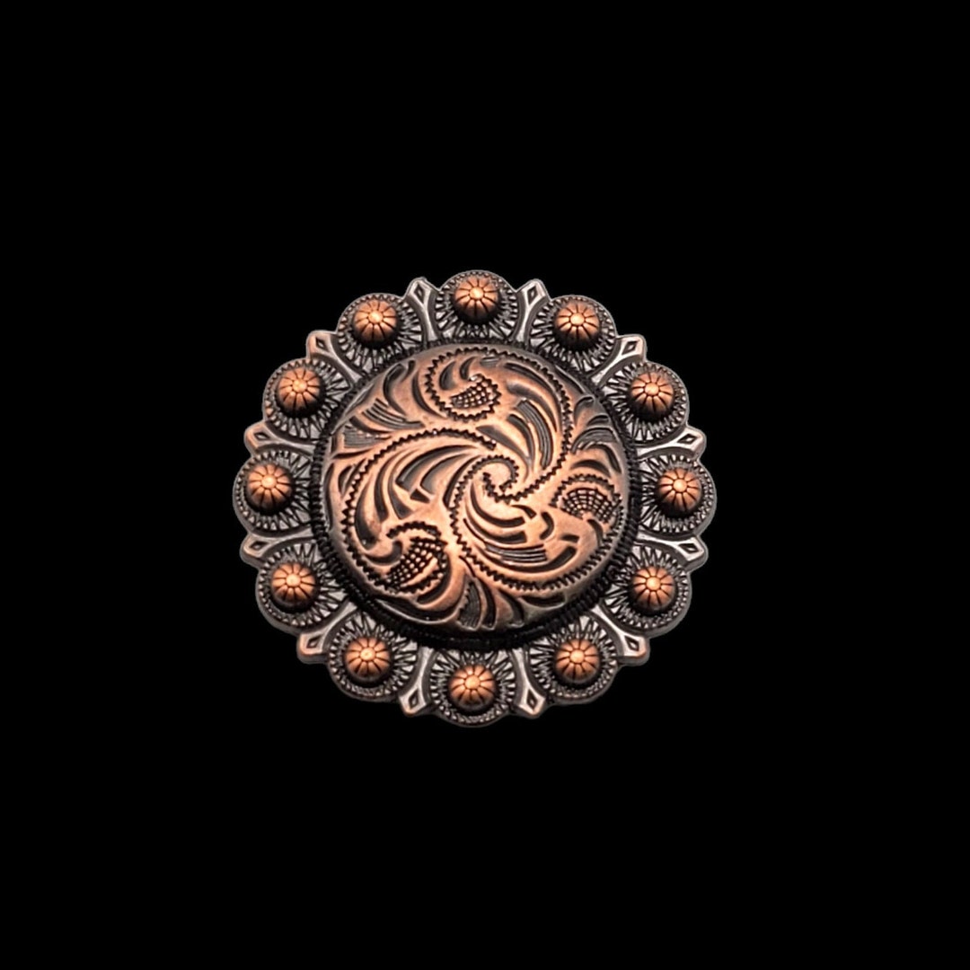 1-1/4" Economy Flat Berry Screw-back Concho ACP - Etsy