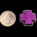 1" (5pkg) Cross Screwback Conchos Purple - Etsy