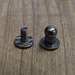 10 Button Studs Small Gun Metal - Etsy