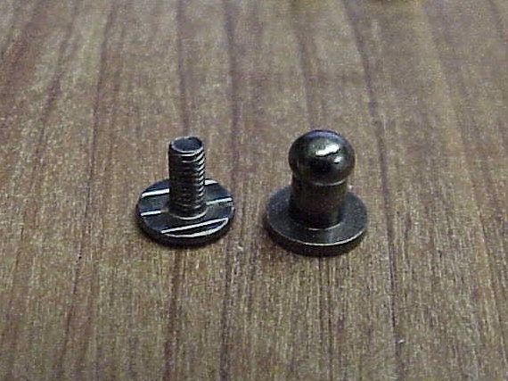 10 Button Studs Small Gun Metal - Etsy