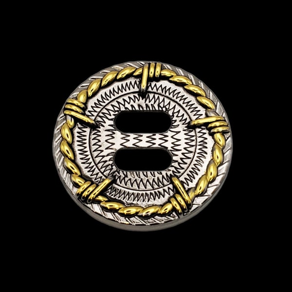 Nickel Conchos - Etsy