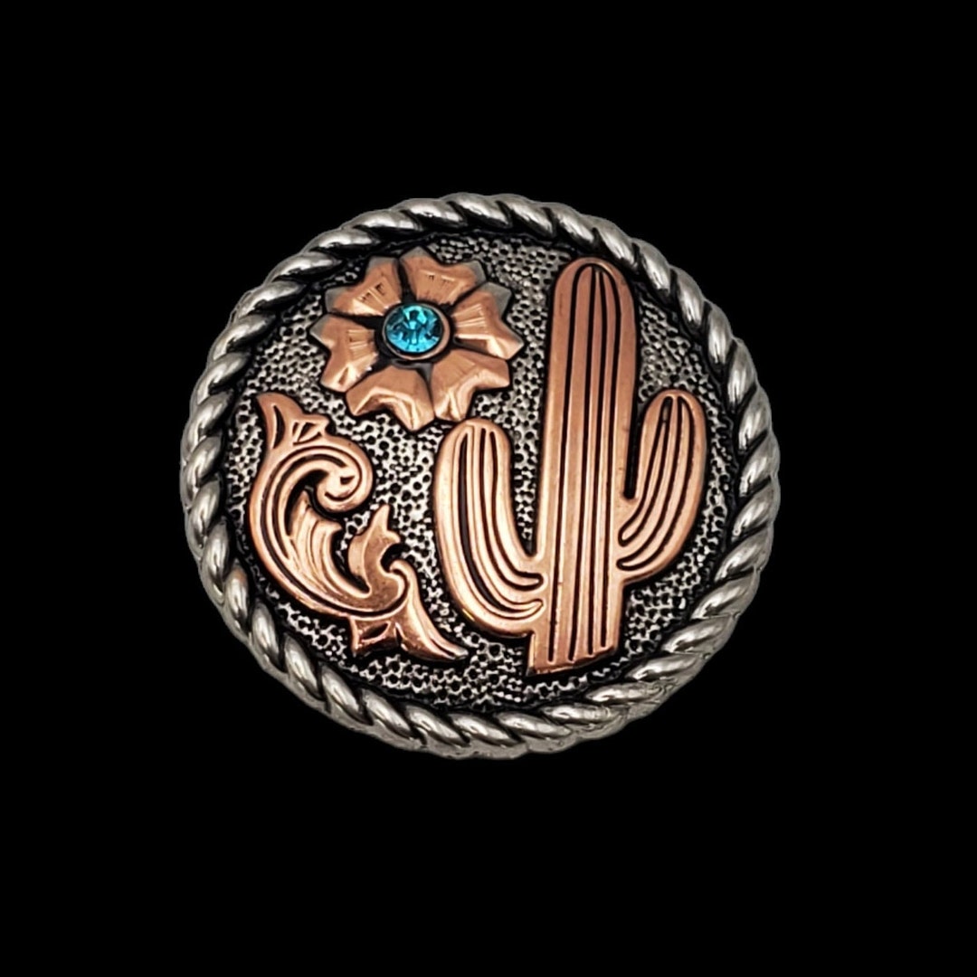 1-1/2" Saguaro Blossom Screw Back Concho - Etsy