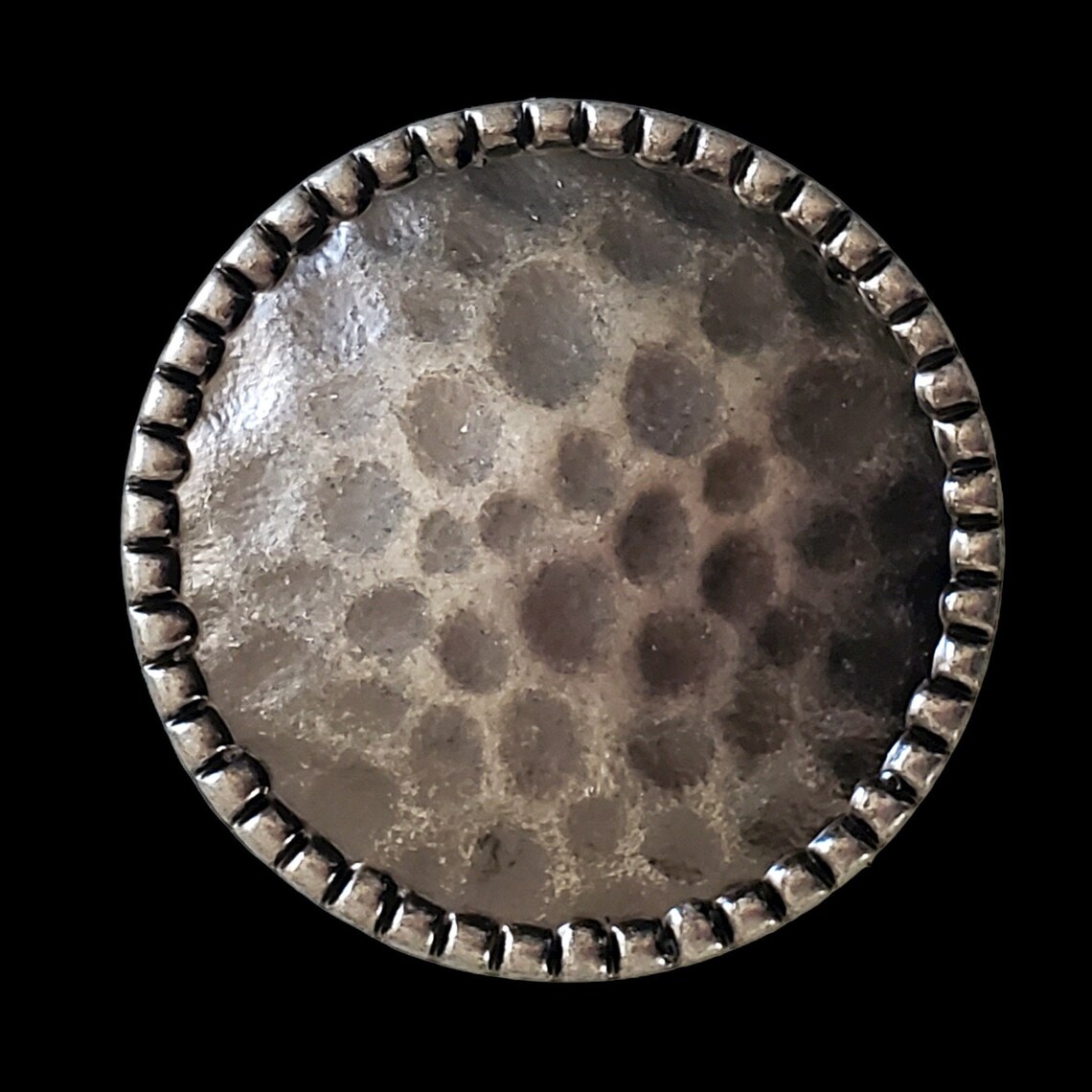 3 Hammered Screw Back Concho Antique Nickel - Etsy