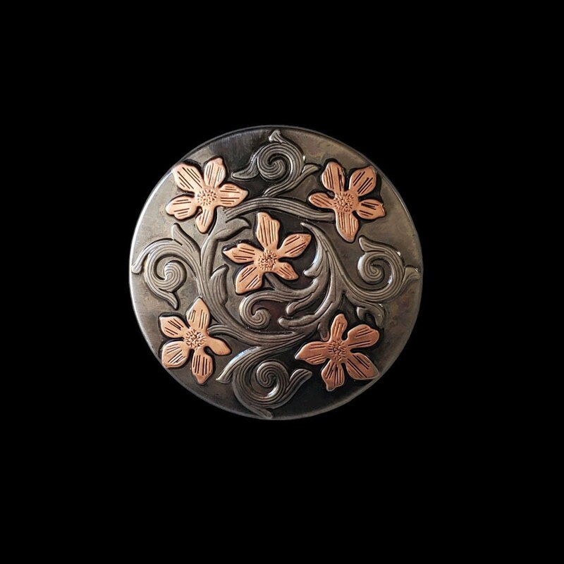 Nickel Conchos - Etsy