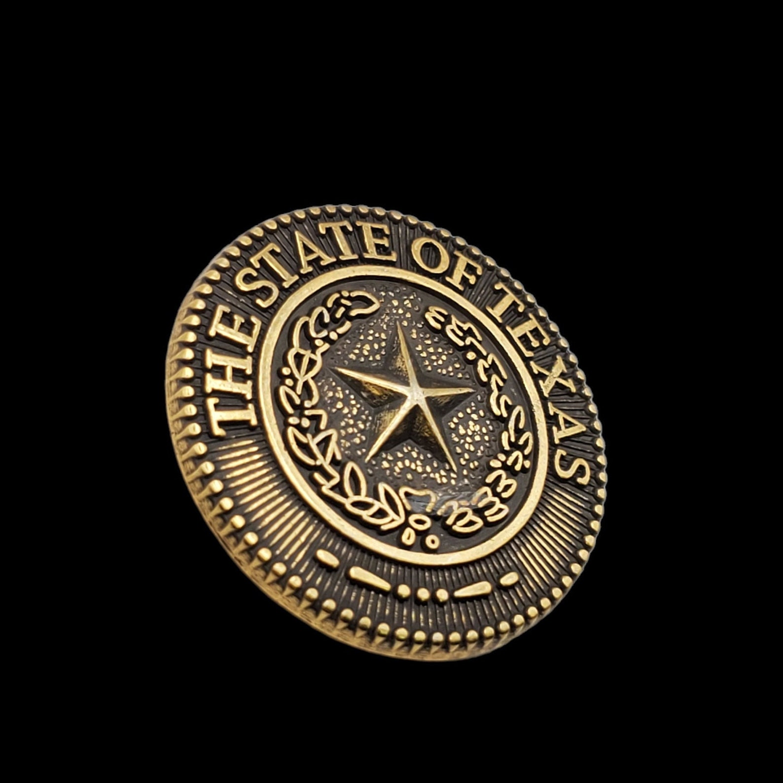 1-1/4" Texas State Seal HRGP Screw-back Concho - Etsy