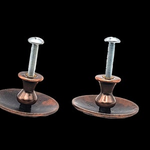 Texico Turquoise Cabinet Knobs (pair) Antique Copper - Etsy