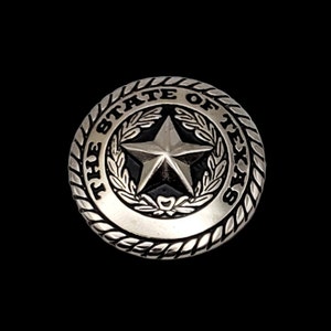 1-1/4" Texas State Seal Nic. Screw-back Concho - Etsy