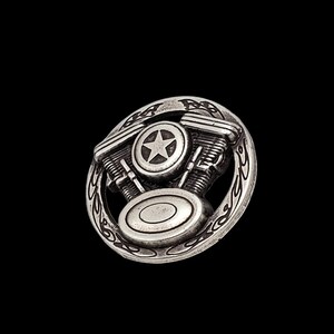 1-1/4" Twin V Motorcycle Concho - HRSP Screwback Concho - Etsy