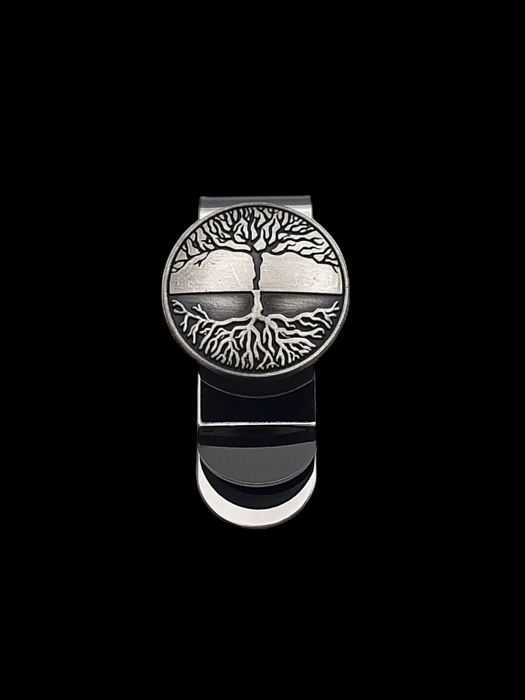 Tree of Life Gun Metal Money Clip - Etsy