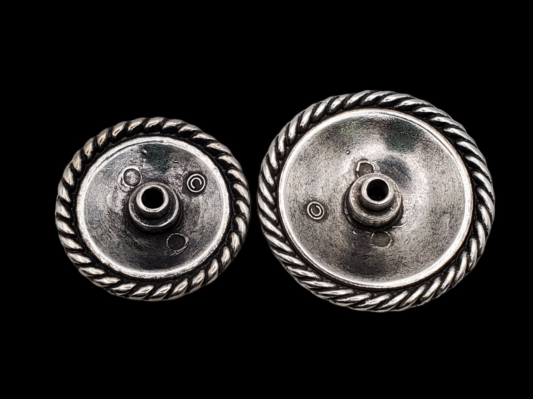 Set of 6 - Saddle Set Floral Rope Edge Conchos HRSPGP - Etsy