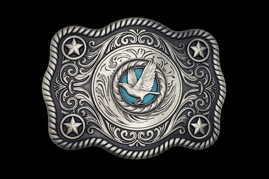 3-1/2" X 4-1/2" Raven Buckle Gunmetal - Etsy