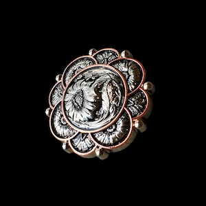 1-1/2" Ransom Rose Screw-back Concho - Etsy