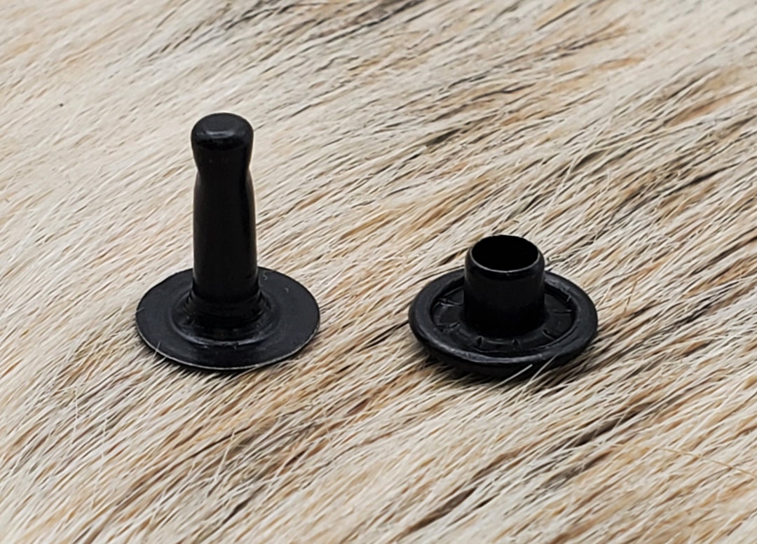 Black Single Cap Rivets (35/pkg) - Etsy
