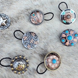 Ponytail Holder Concho Adapter - Etsy
