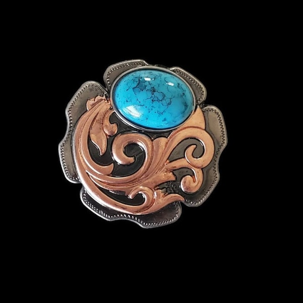 Turquoise Concho - Etsy