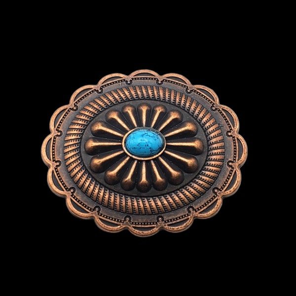 Turquoise Concho - Etsy