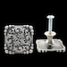 Yuma Cabinet Knobs (pair) Antique Silver - Etsy