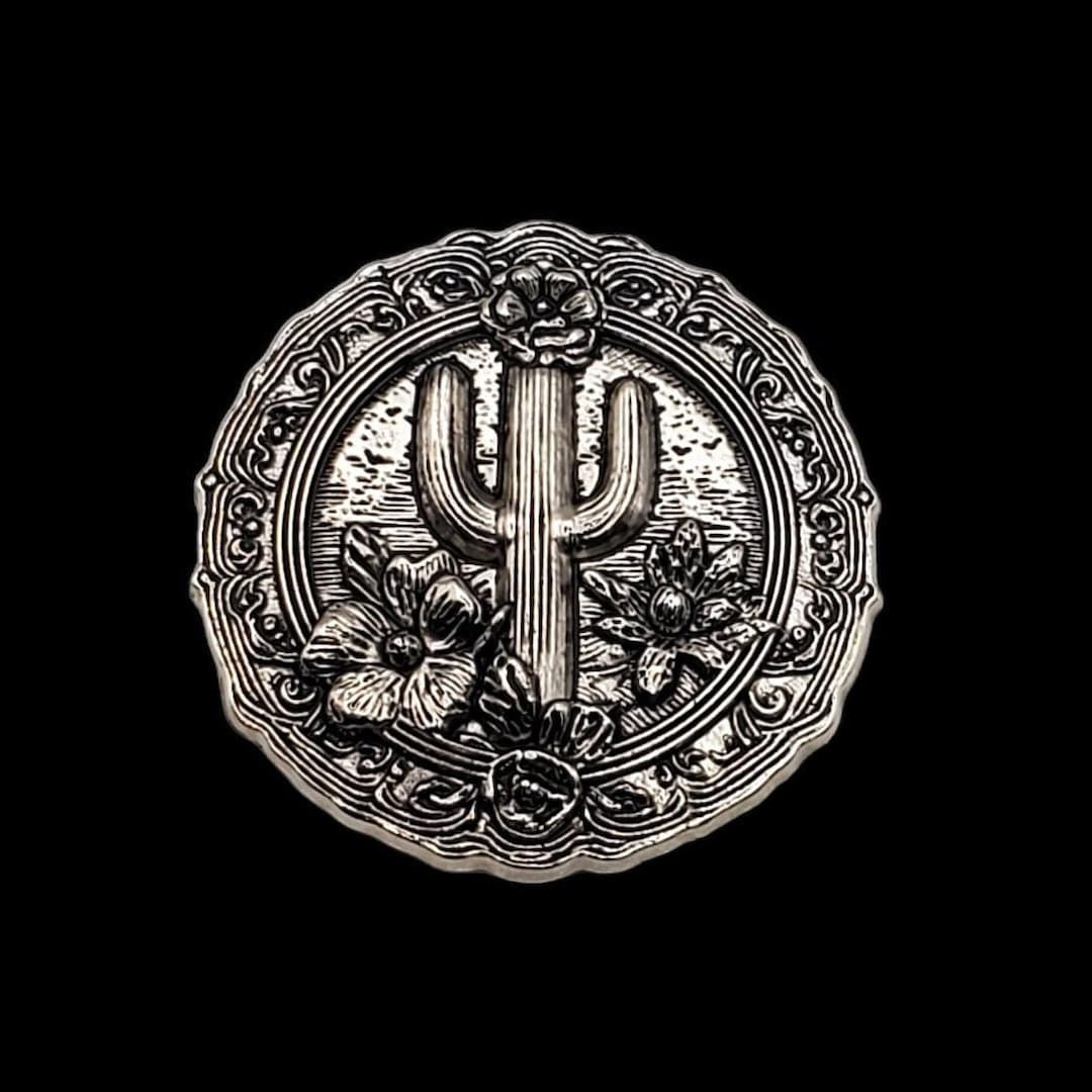 1-1/2" Sedona NP Screwback Concho - Etsy