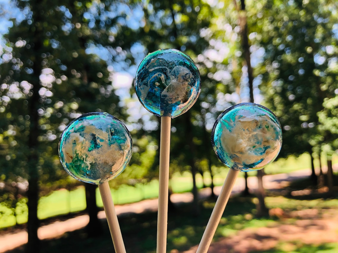 Earth Lollipops 12 Favors Gift Shower Favors Planet - Etsy