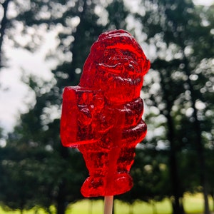 Santa Lollipops 12 / Stocking Stuffers, Santa With Gift Favors, Gourmet ...