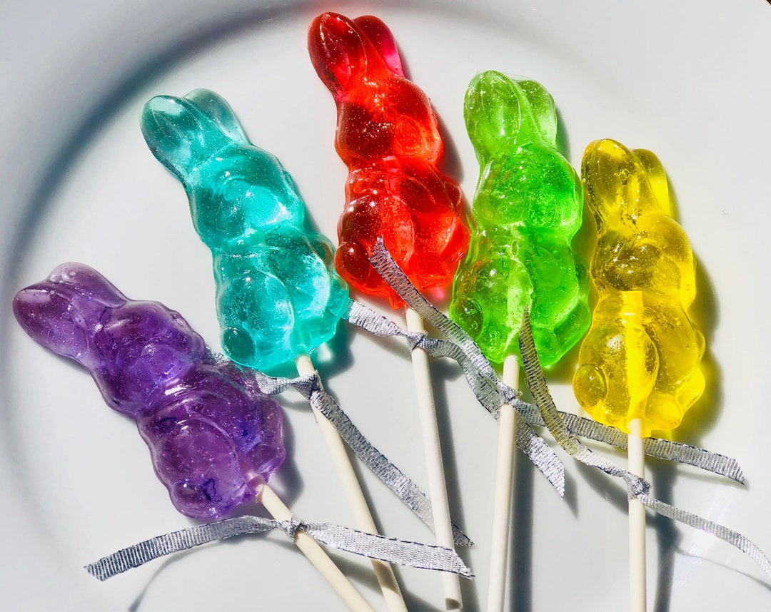Bunny Lollipops, Peter Rabbit Party Favors, Spring Candy, Set of 12 - Etsy