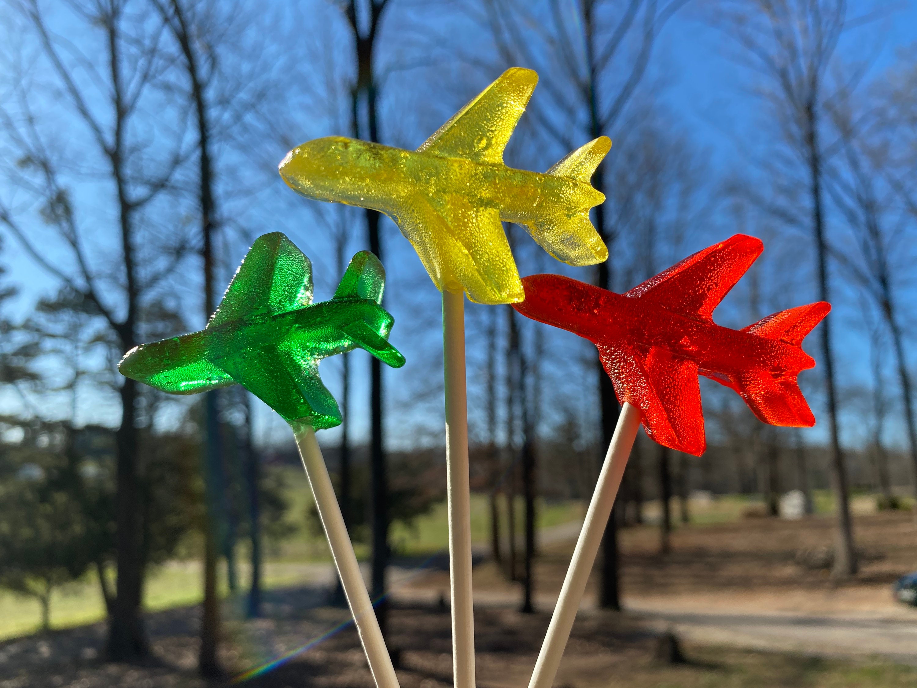 12 Airplane Jet Party Lollipops - Etsy
