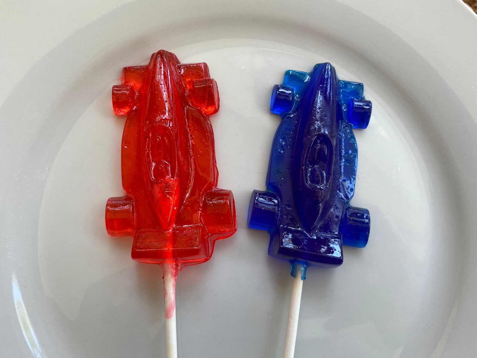 Racecar Party Favor Formula 1 Toy Cars Party Lollipops 12 - Etsy