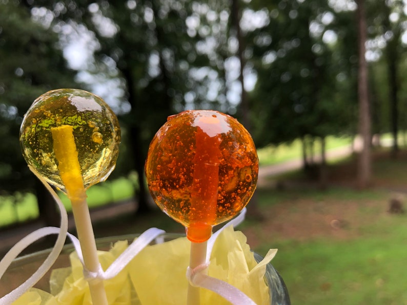 Small Round Ball Lollipops 12 Favors Gift Shower Favors - Etsy