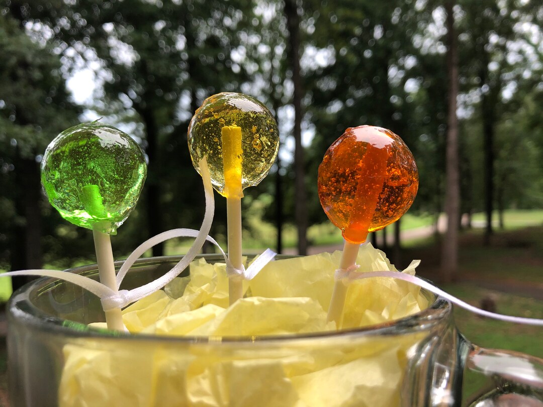 Small Round Ball Lollipops, 12 Favors, Gift, Shower Favors, Baby ...