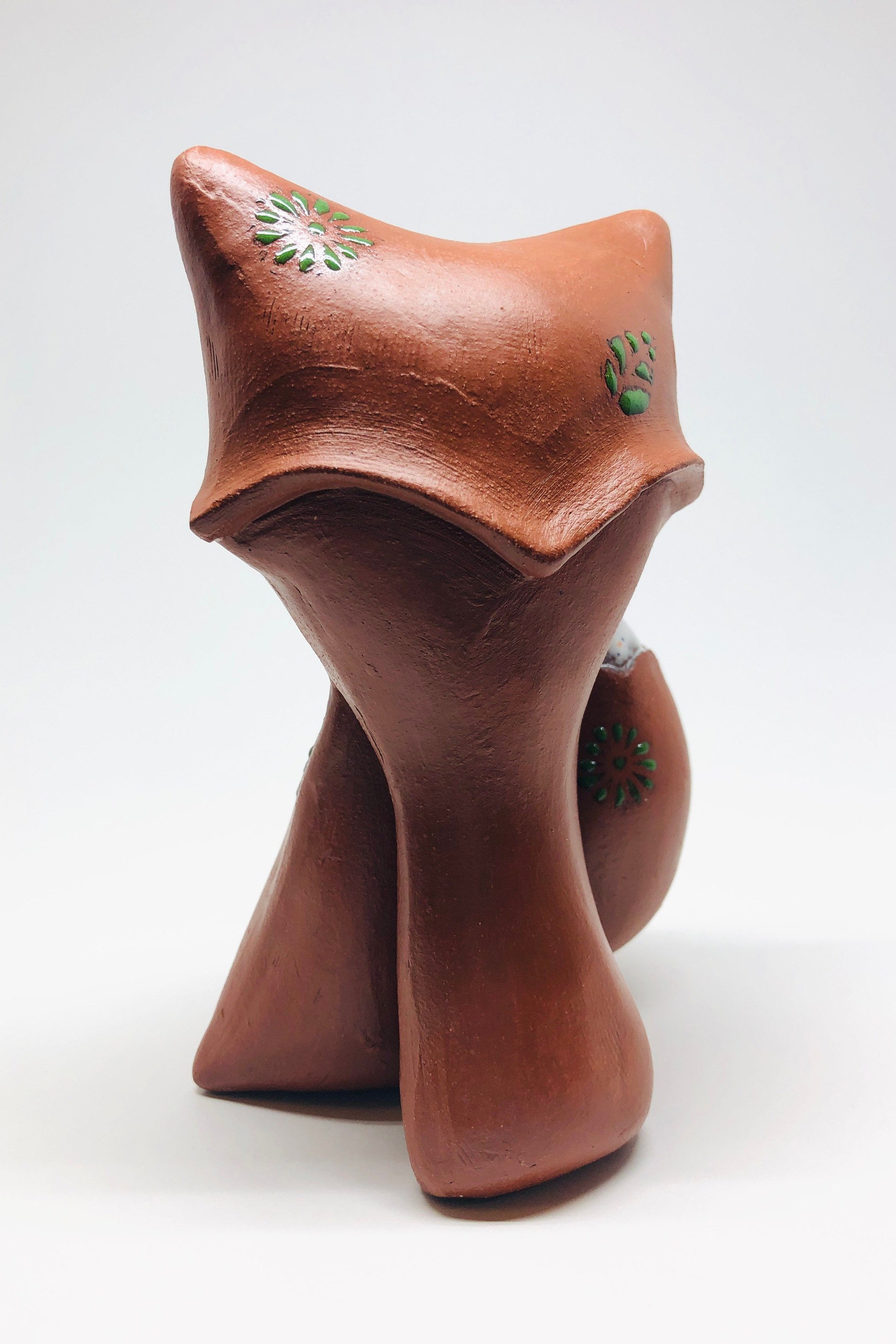 Red Fox Ceramic Fox Modern Fox Sculpture Fox Sculpture | Etsy