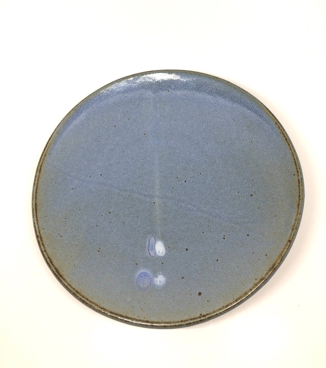 Blue Plate, Stoneware, Pottery, Handmade, Housewarming Gift, Gift for ...