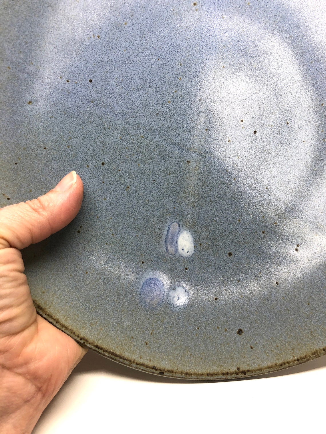 Blue Plate, Stoneware, Pottery, Handmade, Housewarming Gift, Gift for ...