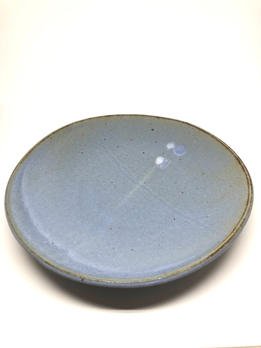 Blue Plate, Stoneware, Pottery, Handmade, Housewarming Gift, Gift for ...