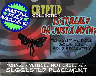 Mothman Car Decal - Etsy