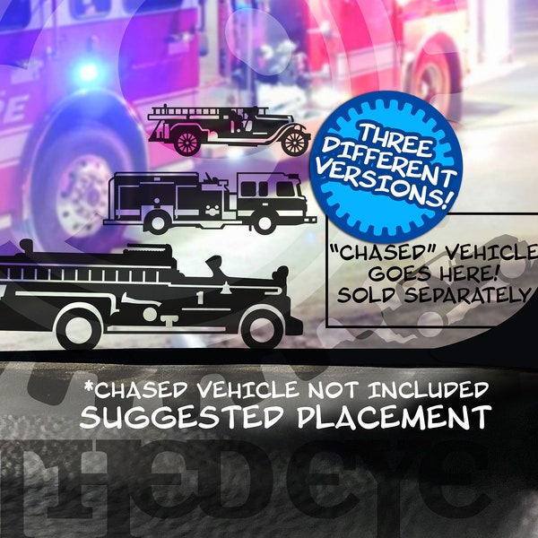 Fire Engine Decal - Etsy