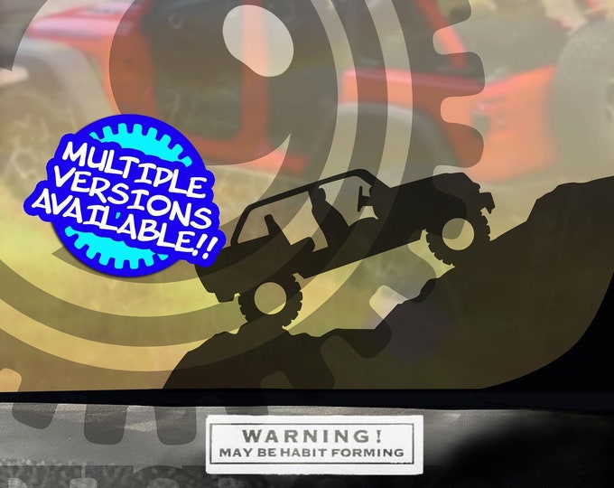 Windshield Decal For Jeep Easter Egg Vinyl Decal With Sasquatch Etsy 8365
