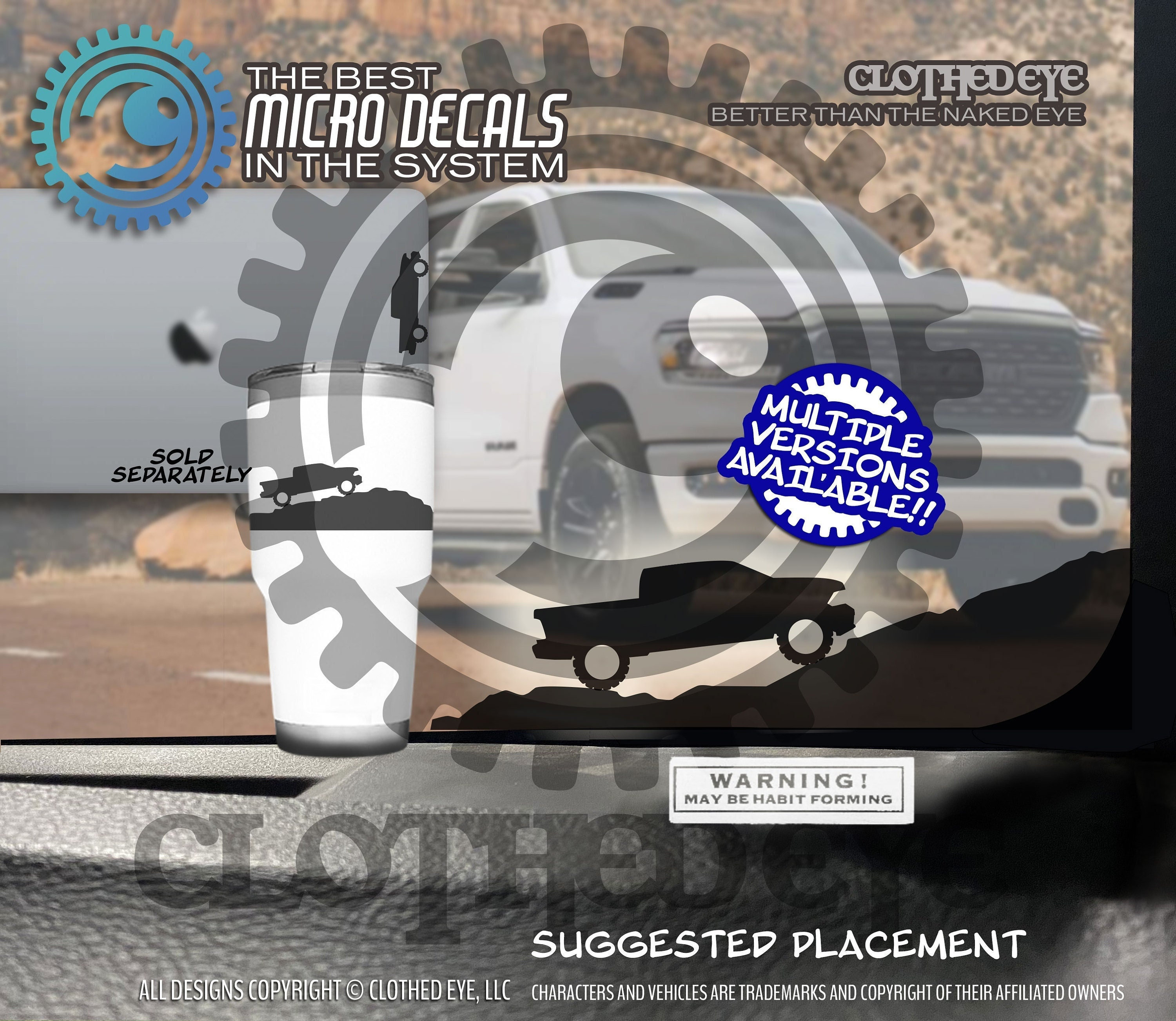 Window Decals for Ram 1500 Trucks - Etsy