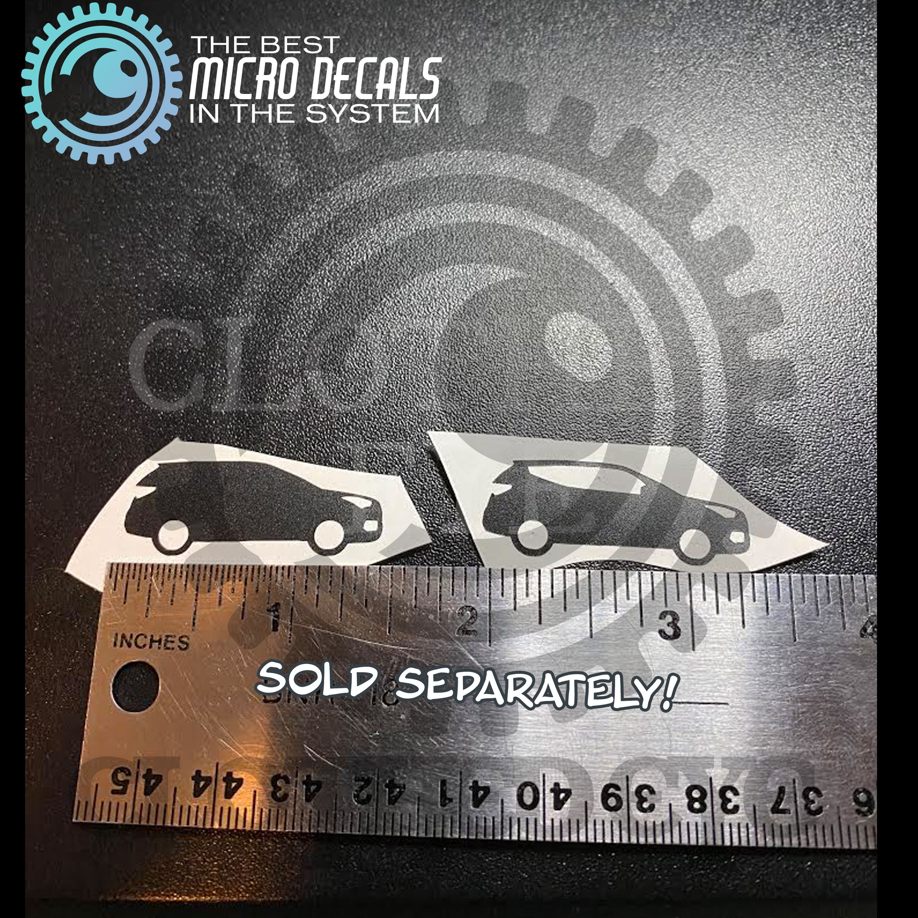 Chased Vehicle for Hyundai Santa Fe Sport Vinyl Window Decal | Etsy