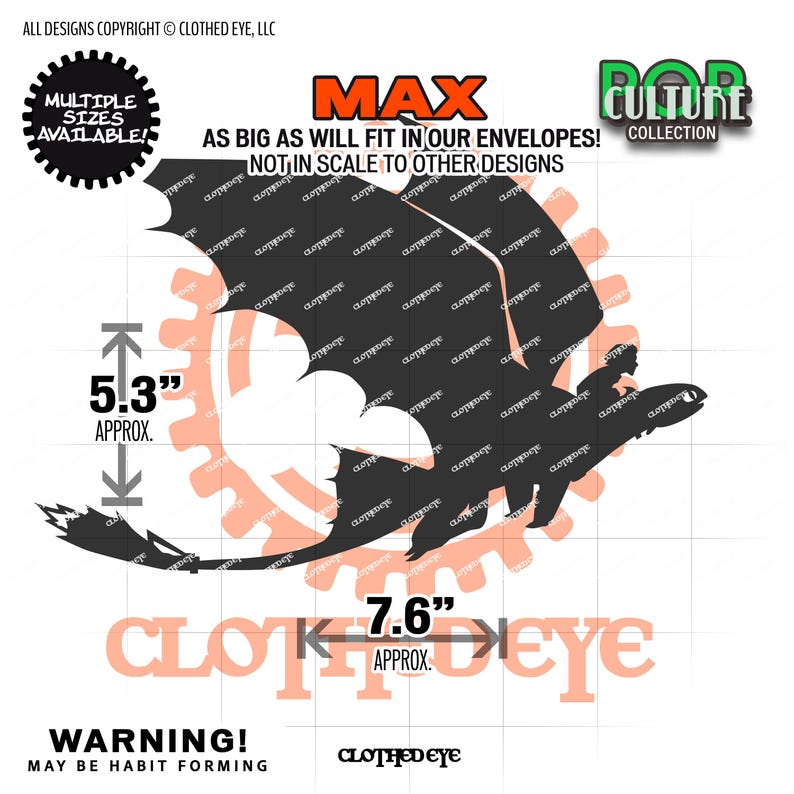 Trained Dragon and Rider Vinyl Decal - Toothless Windshield Easter Egg ...