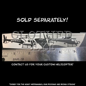 Airbus AS350 Astar Helicopter Vinyl Easter Egg Micro Decal Windshield ...