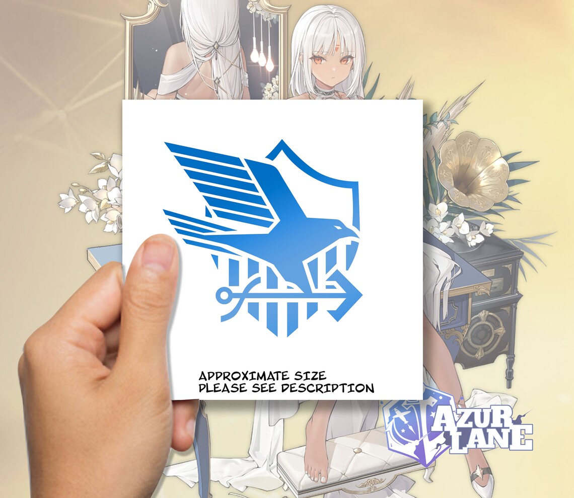 Eagle Union Crest Window Vinyl Car Decal Azur Lane Anime - Etsy