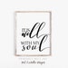 It is Well With My Soul Printable Wall Art Scripture | Bible Verse ...