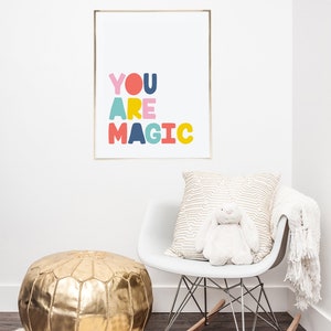 You Are Magic Poster Printable Wall Art | Nursery Print | Kids Gallery ...