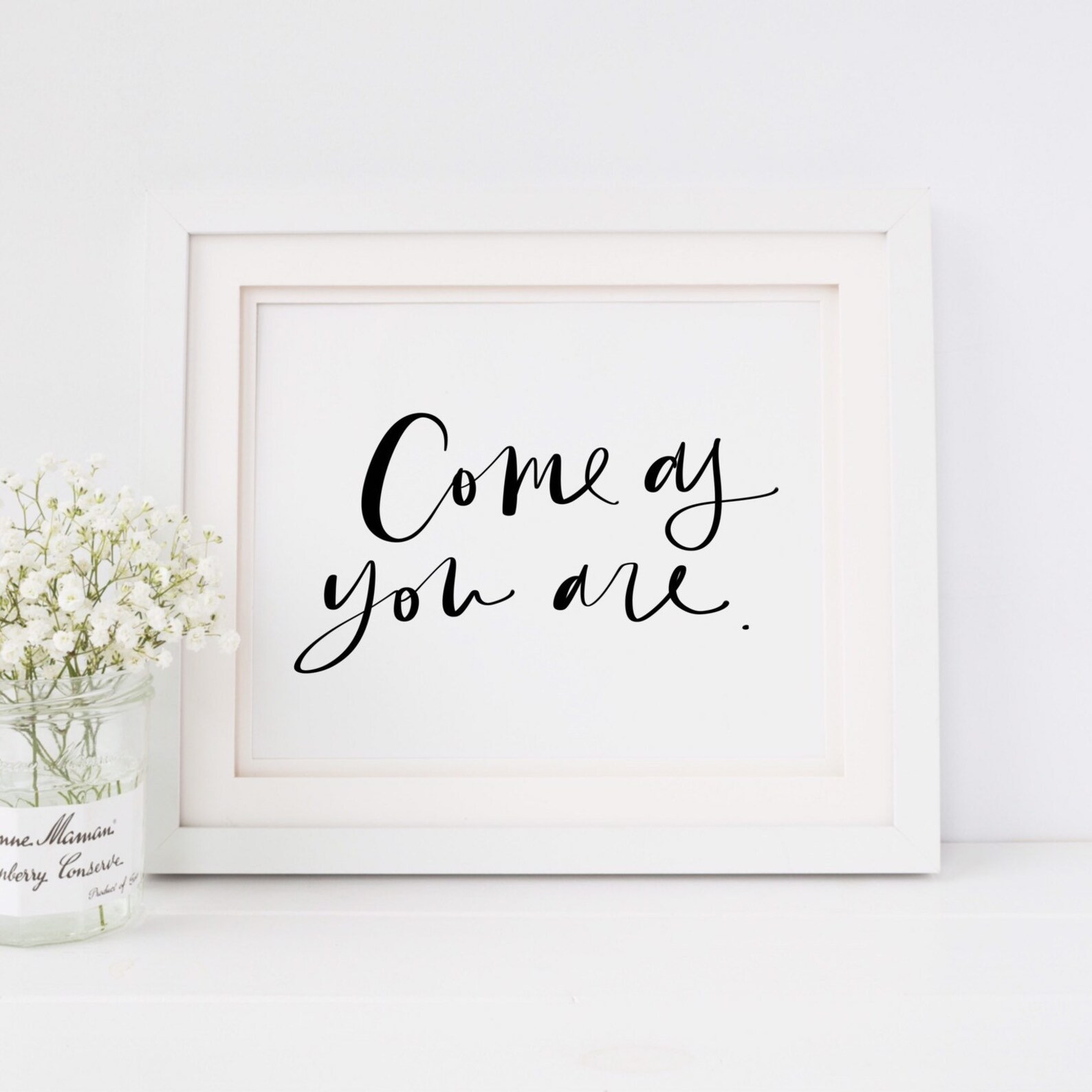 Come as You Are Printable Wall Art Farmhouse Decor Bible - Etsy