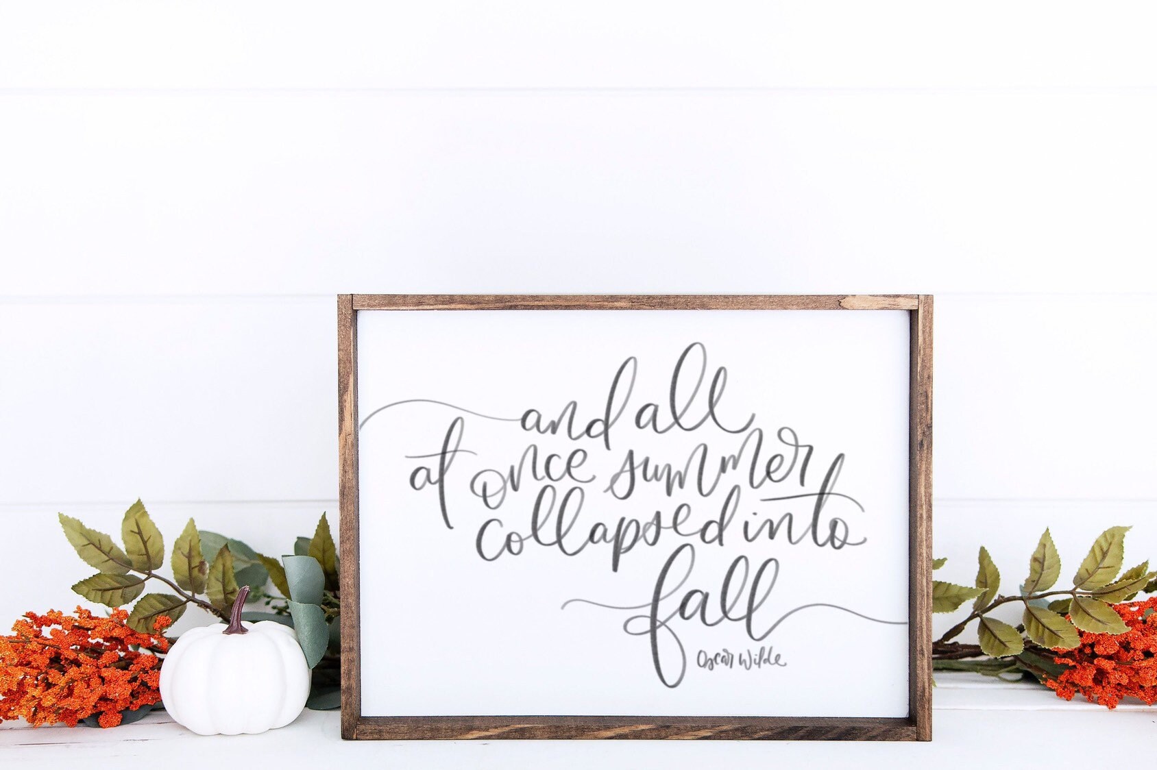 Summer Collapsed Into Fall Printable Wall Art | Fall Print | Farmhouse ...