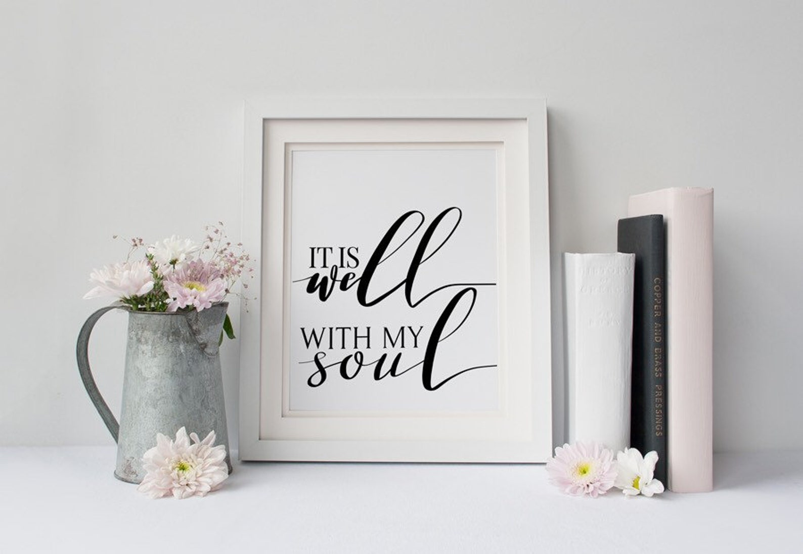 It is Well With My Soul Printable Wall Art Scripture | Bible Verse ...