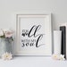 It is Well With My Soul Printable Wall Art Scripture | Bible Verse ...