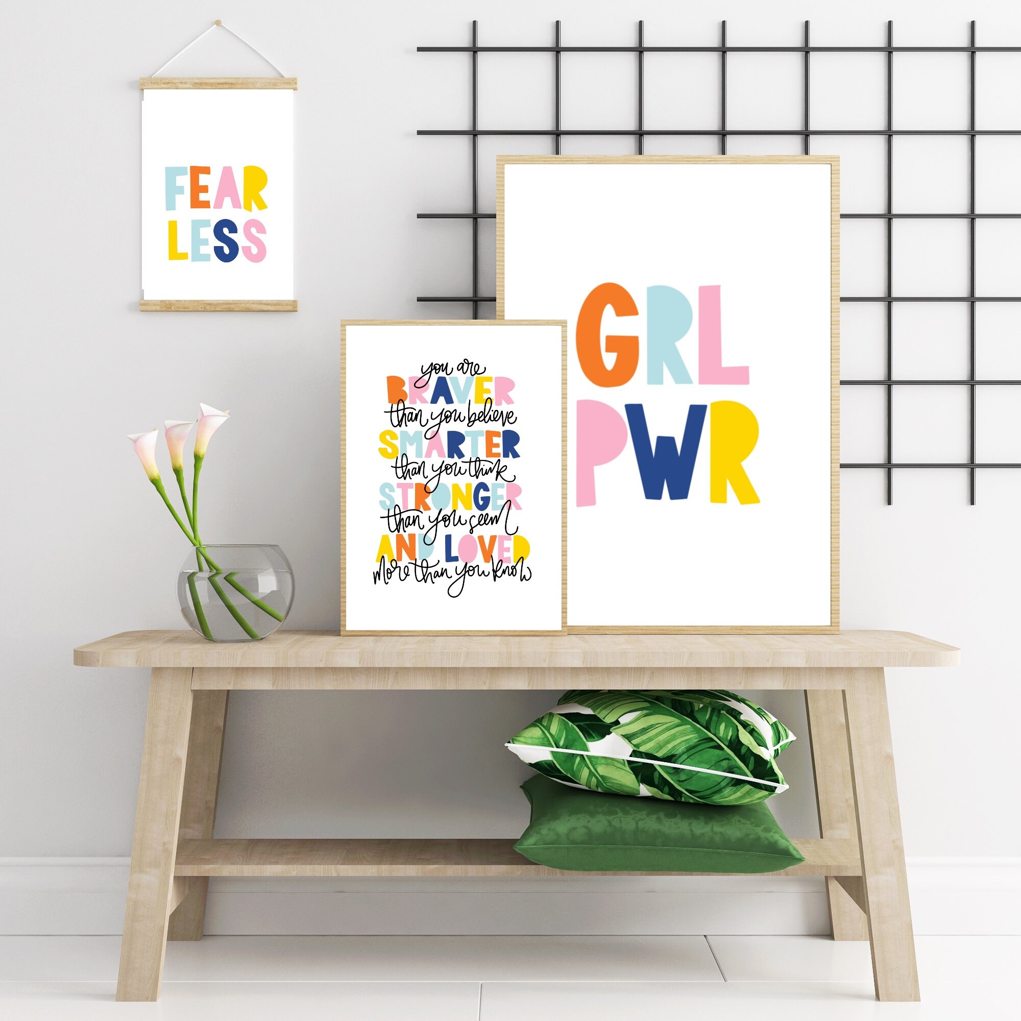 You Are Braver Than You Believe Poster Printable Wall Art | Etsy