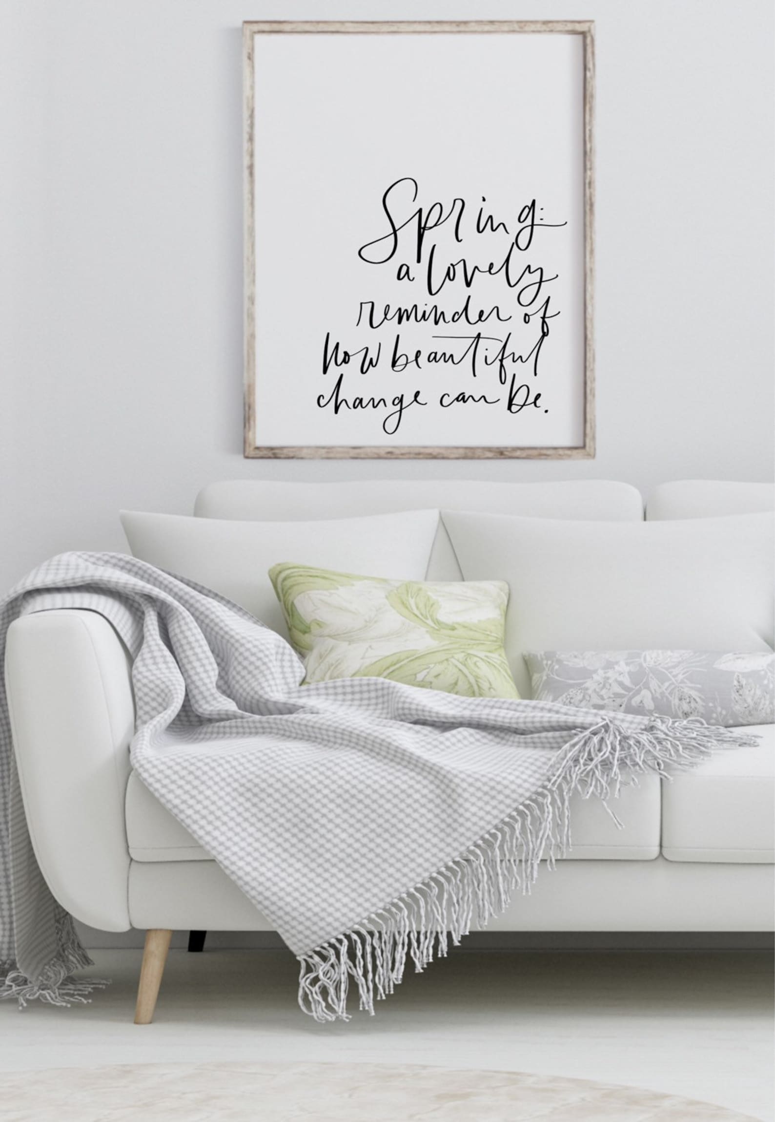 Spring is a Lovely Reminder Printable Wall Art | Fixer Upper Print ...