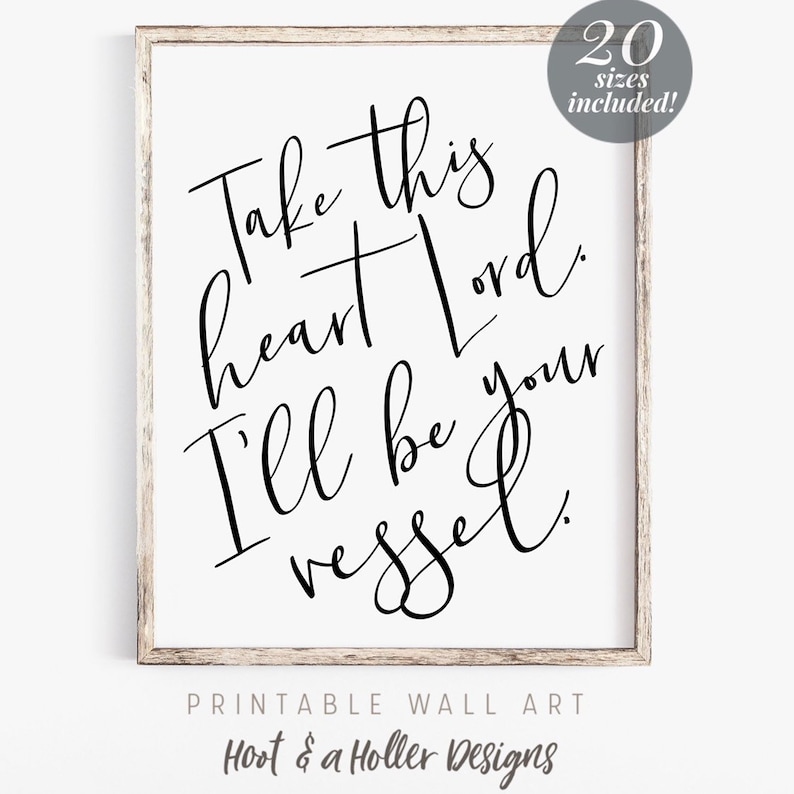 Broken Vessel Printable Wall Art Scripture Amazing Grace | Etsy